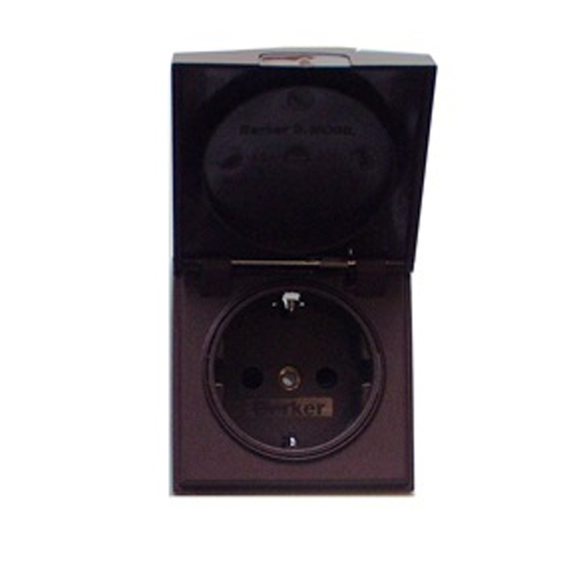 Berker Integro 230V Socket Brown With Cover | Buy at Campm