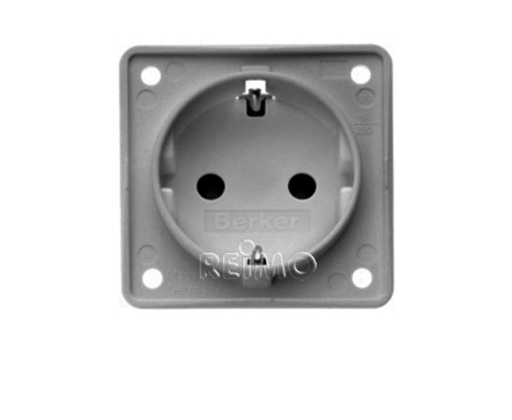 Berker Integro 230V Socket Anthracite Without Cover | Buy