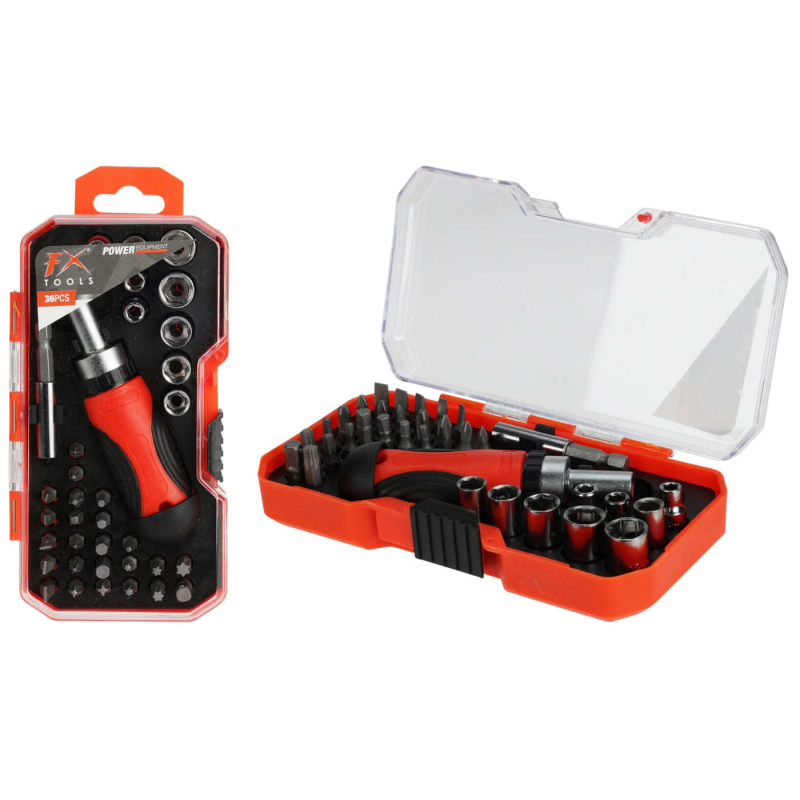 Set with ratchet handle and accessories | Buy at Campmarke